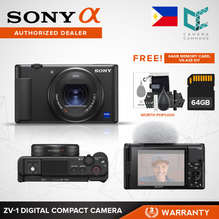 Sony ZV-1 Digital Compact Camera 4K Video Vlogging ZV1 | Lazada PH