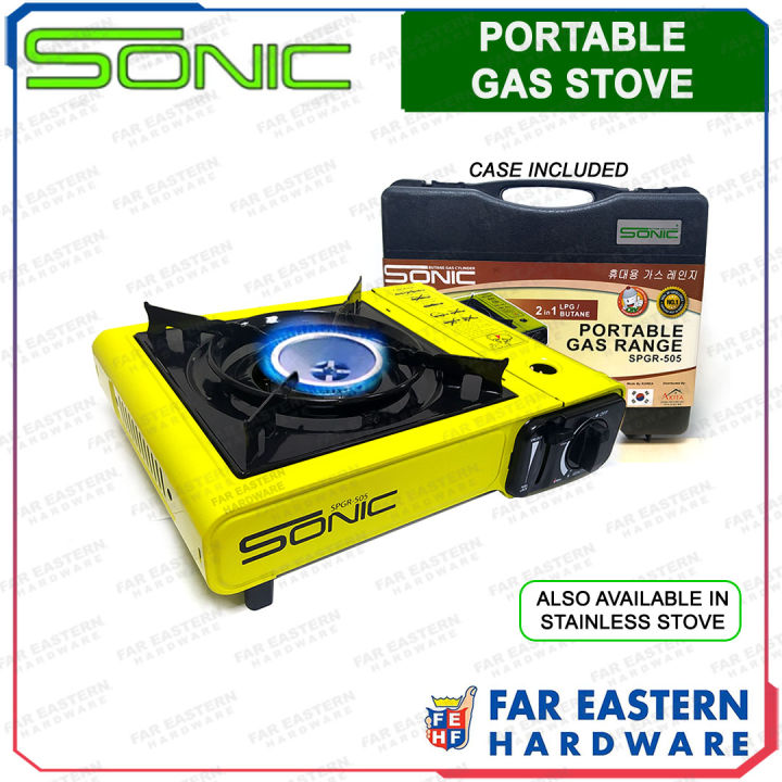SONIC Portable Gas Stove Range 2 in 1 LPG Butane Made in Korea | Lazada PH