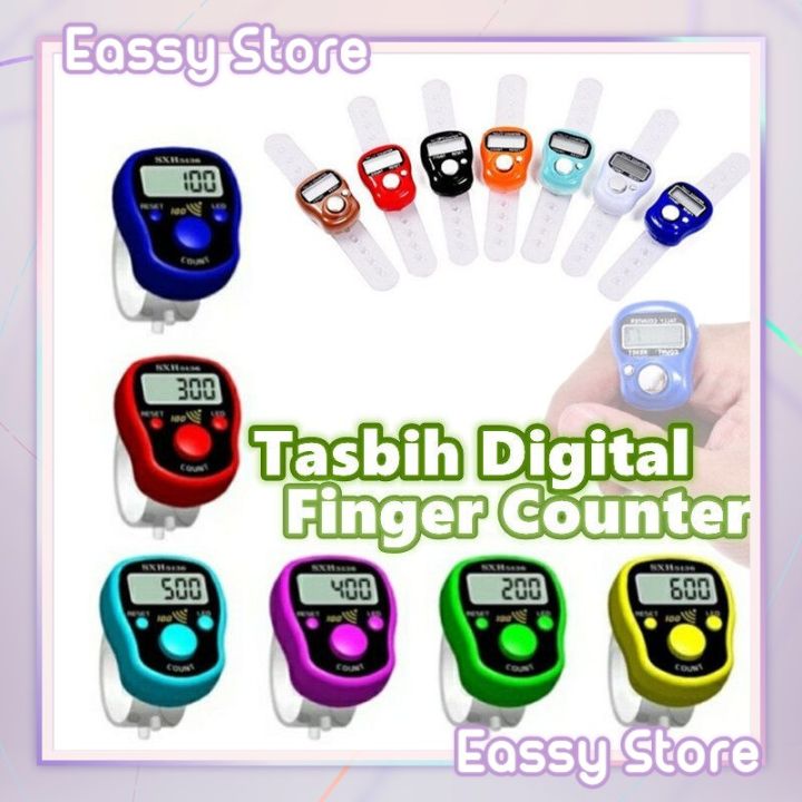 Tasbih Digital Finger Counter Digit LCD Display Electronic Finger Ring ...