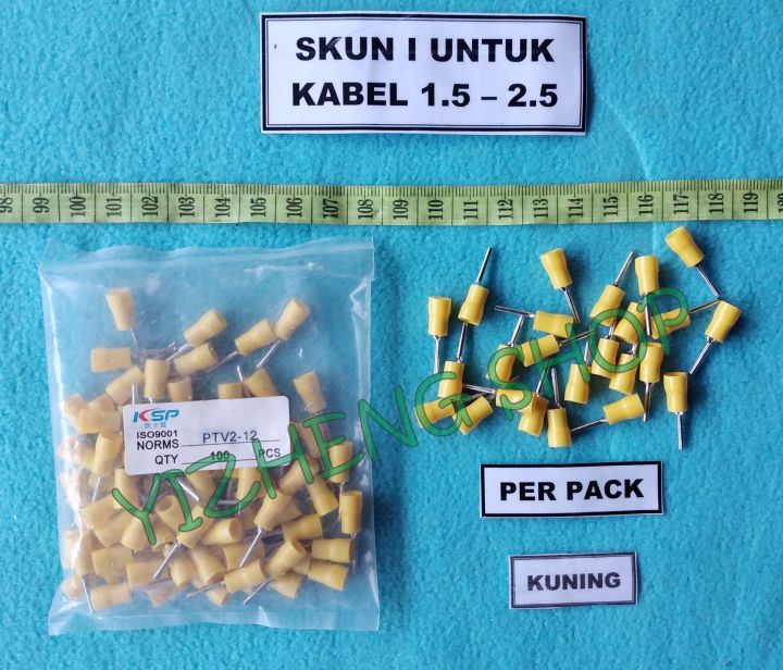 SKUN I UNTUK KABEL 1,5 - 2,5 ( KUNING ) 1 PACK | Lazada Indonesia