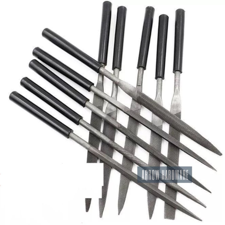 TOP ONE 5Pcs Mini Diamond Needle File Set Sharpening 3*140*5Mm ...