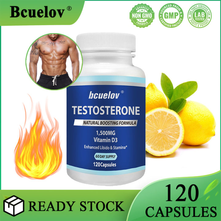 Male Energy Support Supplement, Vegan Capsules to Promote Muscle Growth ...