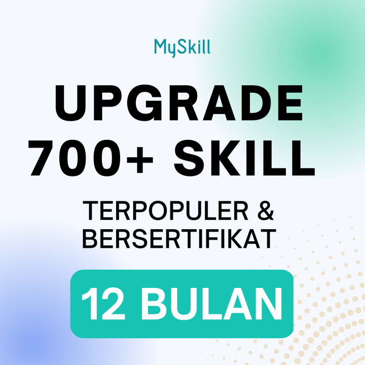 MySkill Paket Video E-learning 12 Bulan | Lazada Indonesia
