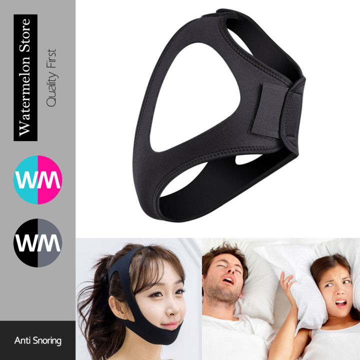 WATERMELON Anti Snoring Chin Strap Anti Snore Belt Jaw Support Chin ...