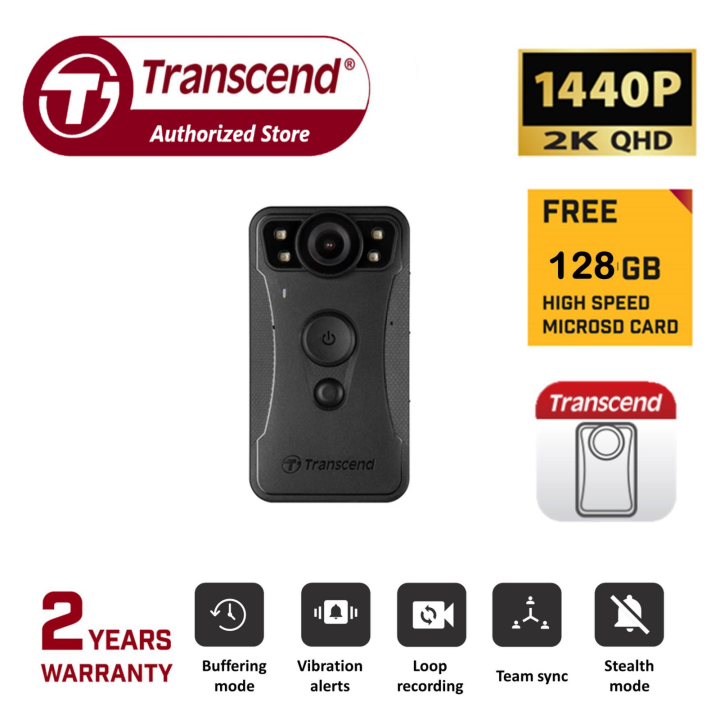 Transcend DrivePro Body 30A 128GB Body Camera | Lazada PH