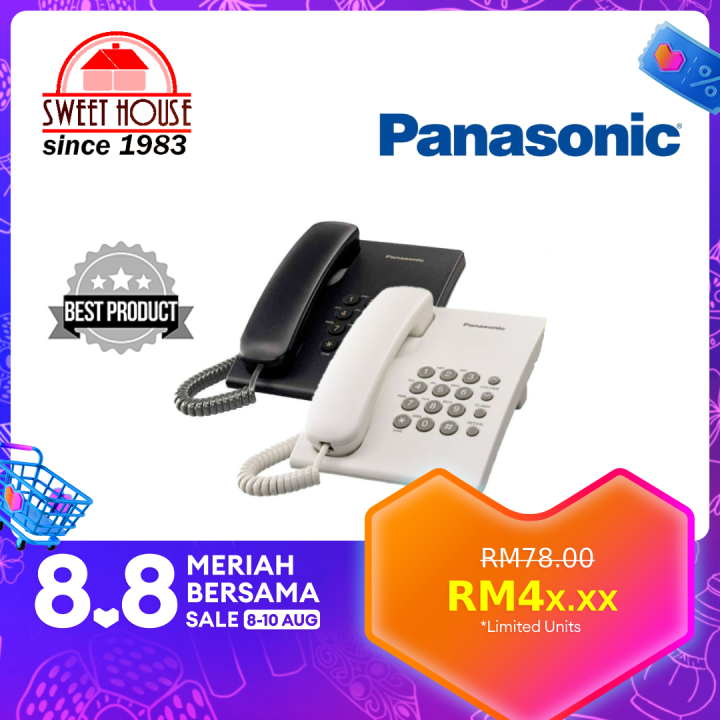 Panasonic KX-TS500ML Basic Single Line Phone KX-TS500 *RANDOM COLOR* | Lazada