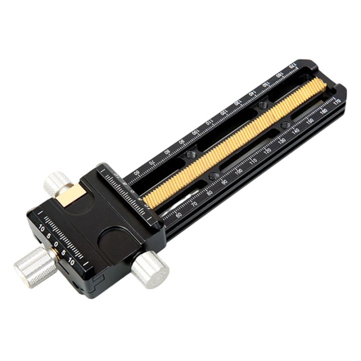 1 Piece 170mm Macro Focusing Rail Slider Metal with Arca- Fit Clamp ...