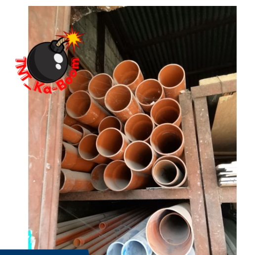 Neltex PVC Pipe ORANGE Pipe "Big Sizes" 2” 3" 4" Sold per 50cm, 100cm ...
