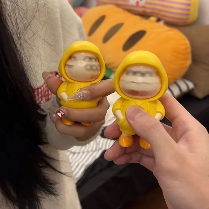 GANTUNGAN KUNCI FACE CHANGING Karakter Labubu Shincan Kuromi Mainan ...