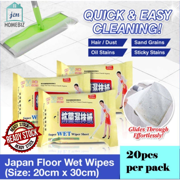 Super Clean Wet Mop Wiper Floor Mops Wipes Dust Removal Disposable ...