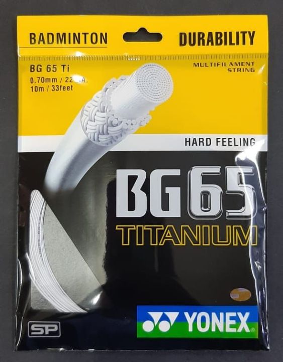 YONEX BG65 TITANIUM READY STOCK | Lazada