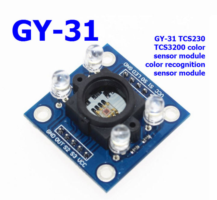 (พร้อมส่ง)โมดูลเซนเซอร์สี วัดค่าสี อ่านค่าสี เซนเซอร์สี ตรวจจับสี แยกสี ...