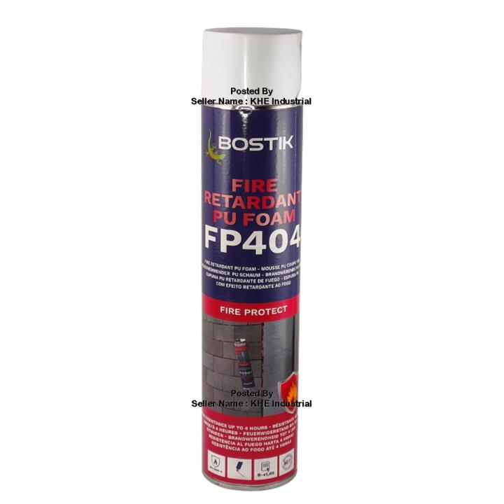 Expanding Foam Fire Retardant Polyurethane PU Spray Bostik 750 mL | Lazada PH