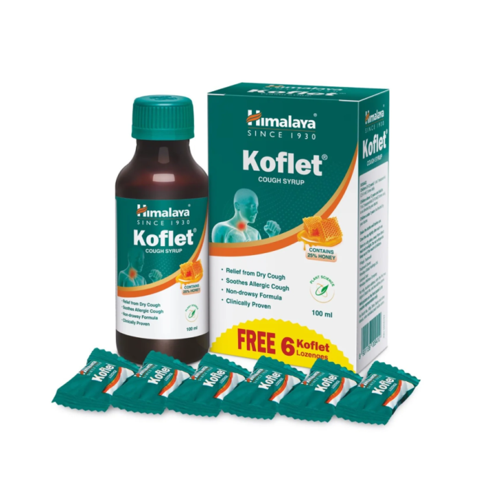 HIMALAYA KOFLET SYRUP 100 ML + 6 LOZENGES FREE | Lazada
