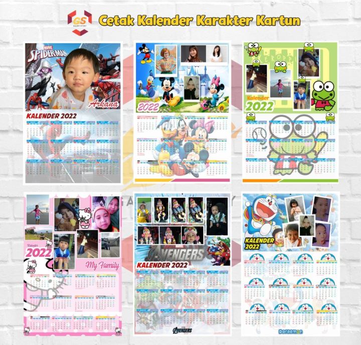 Kalender 2023 custom foto / toko / perusahaan | Lazada Indonesia
