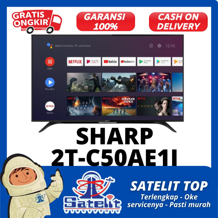 LED TV / TELEVISI SMART TV SHARP 2T-C50AE1I | Lazada Indonesia
