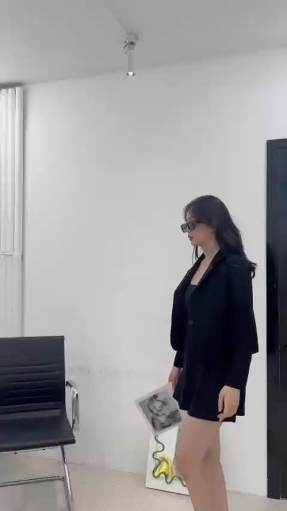 Áo blazer nữ 1 lớp dáng lửng dài tay hàng thiết kế Huien Design thời trang công sở thanh lịch ...