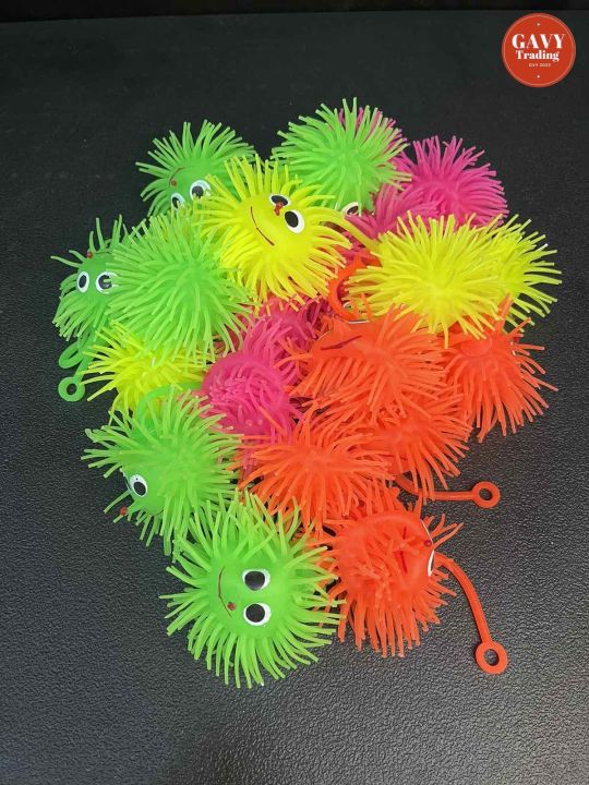 1 Piece Elastic Squishy Puffer Ball with Light random color | Lazada PH