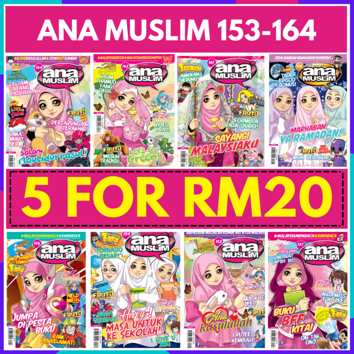 KOLEKSI MAJALAH ANA MUSLIM #153-164 : KOMIK MAJALAH KANAK-KANAK ISLAMI ...