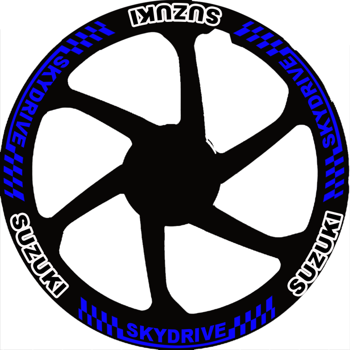 SUZUKI SKYDRIVE RACING EDITION MAGS STICKER DECALS | Lazada PH