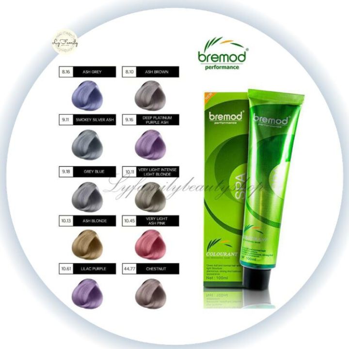 New Colors Bremod Hair Color Dye Tubes Fashion Colors 100ml 1013 911 ...