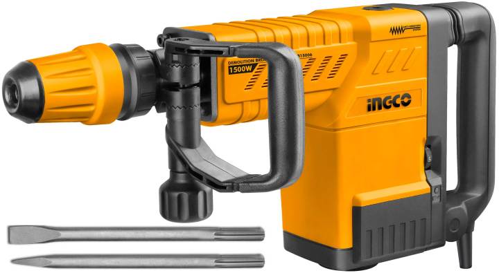INGCO 1500W Jack Demolition Hammer Chipping Gun Breaker Percussion ...
