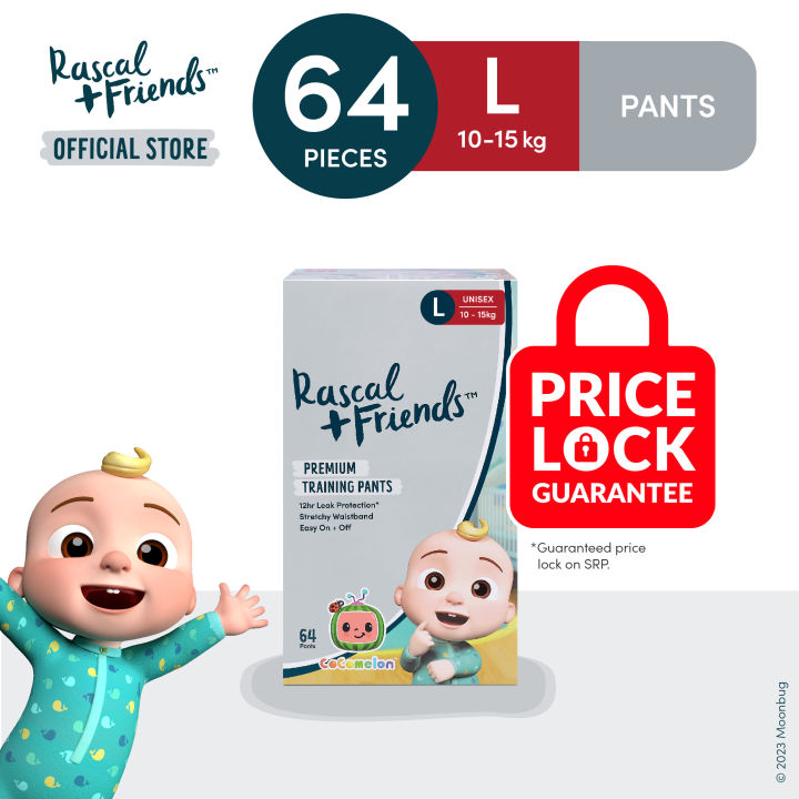 RASCAL + FRIENDS CoComelon Edition - Pants LARGE 64pcs with FREE ...