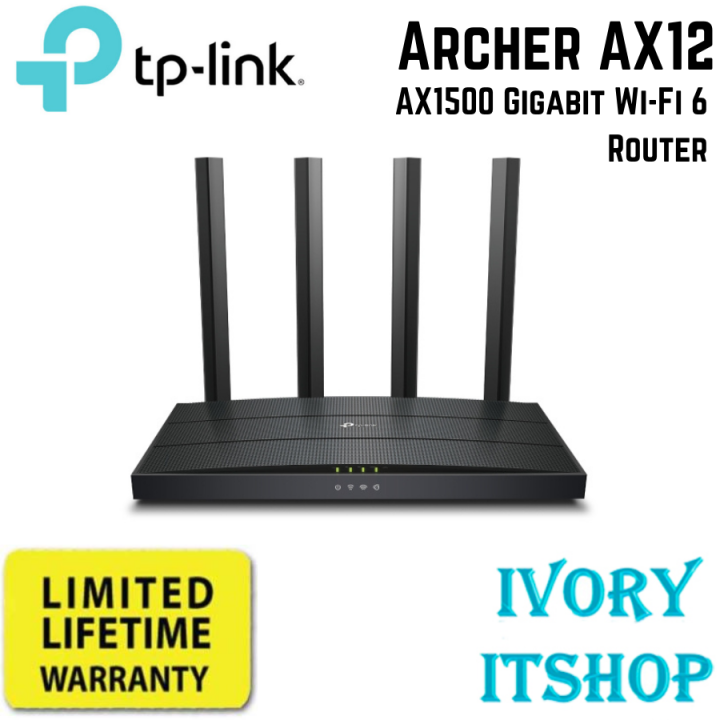 TP Link Archer AX12 AX1500 Gigabit Wi-Fi 6 Router AX12/ivoryitshop ...