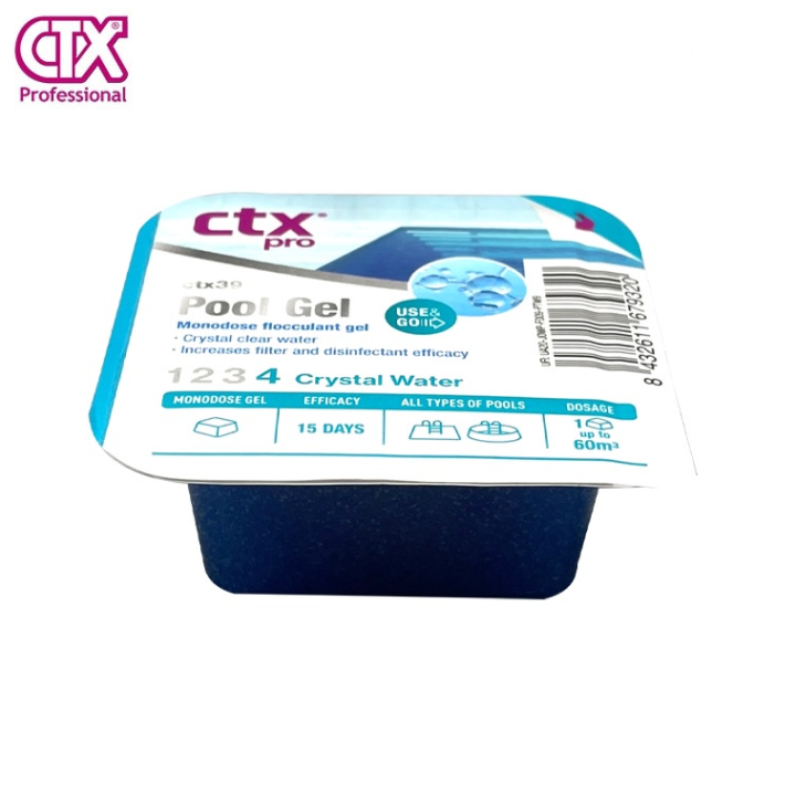 CTX Poolgel ก้อนเจลปรับน้ำใส เจลปรับน้ำใส 90 กรัม 1 ก้อน CTX Pool Gel ...