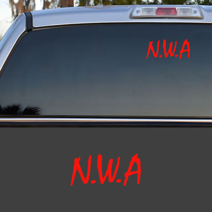 Stiker Kaca Mobil Band Musik N.W.A. NWA Car Decal Sticker | Lazada ...
