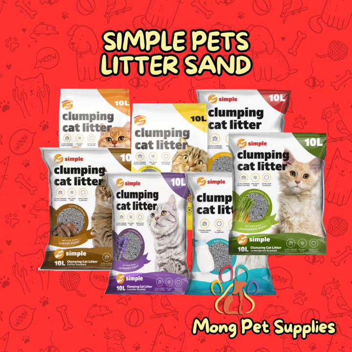Simple Clumping Cat Litter 10L | Lazada PH