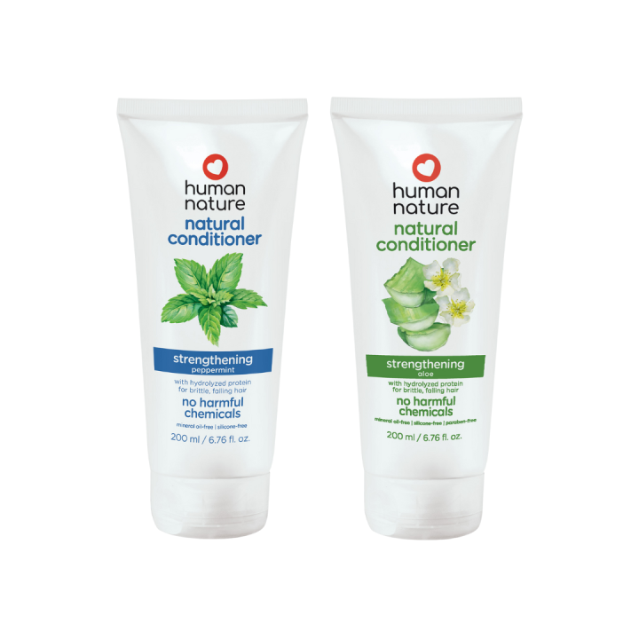 Human Nature Strengthening Natural Conditioner | Hair fall and Breakage ...