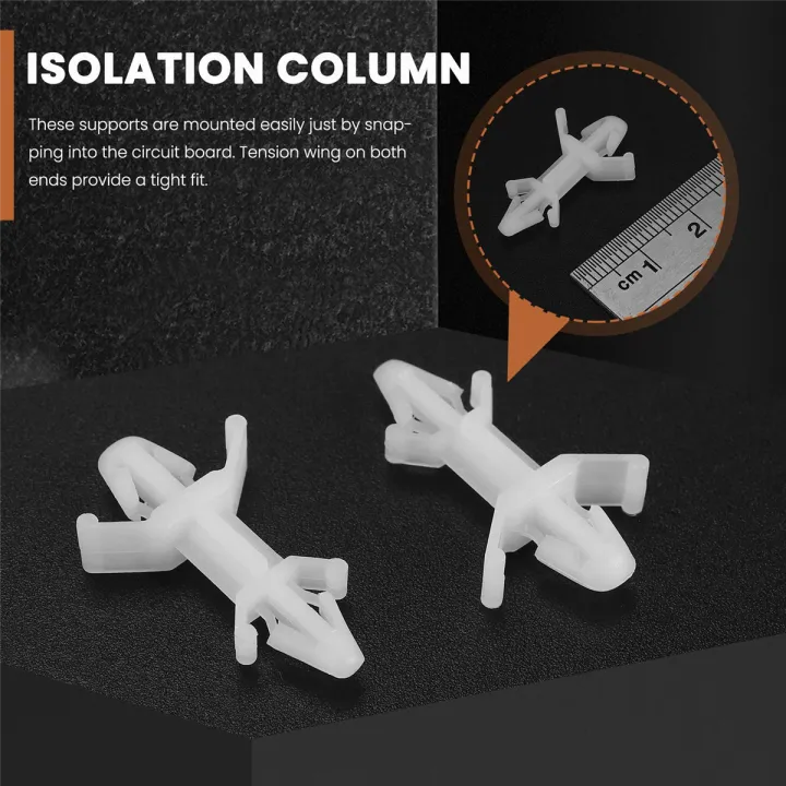 () 100PCS XLB Type Nylon PC Board Isolation Column Pcb Computer Spacer ...