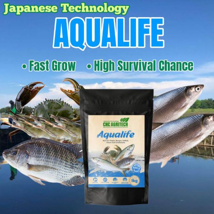 AQUALIFE FOR FISH POND IMPROVES WATER, FAST GROWTH AND HIGH SURVIVAL RATE OF FISH, PRAWN ...