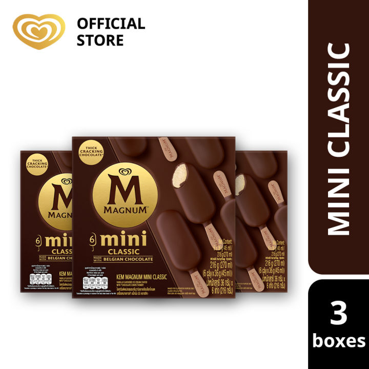 Magnum Mini Classic Ice Creams (3 Boxes) | Lazada