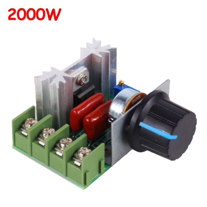 AC 220V 2000W SCR Voltage Regulator Dimming Dimmers Motor Speed ...