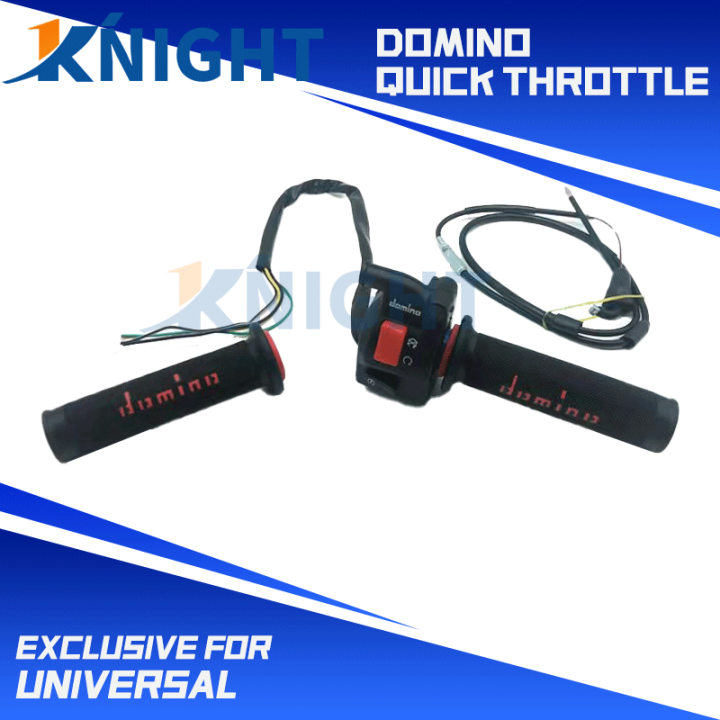 Knight Motorcycle Domino Quick Throttle Racing With Switch And Cable ...