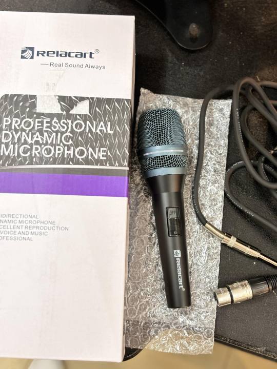 Relacart SM-300 Professional Dynamic Microphone with Mic Cable | Lazada PH