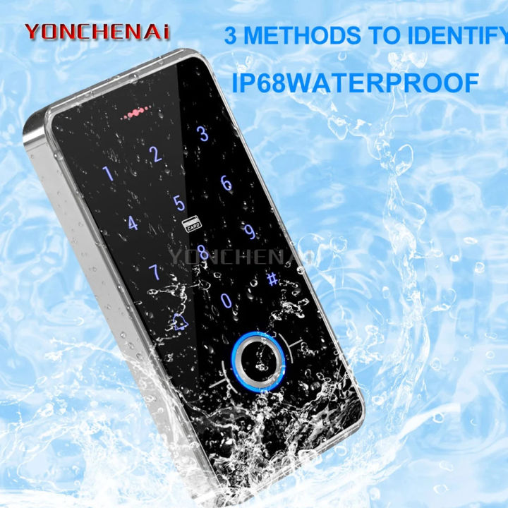 Wholesale IP68 Waterproof Backlight Touch Door Access Control System Biometrics Fingerprint NFC ...