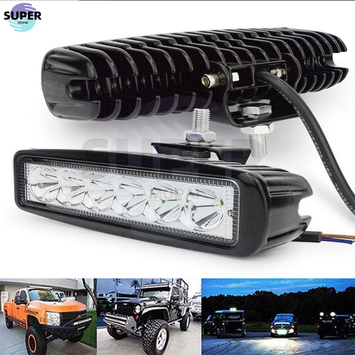 Motorcycle 12v 6 LED BAR LIGHT MOTORCYCLE HEAD LIGHT BAR Headlightat ...