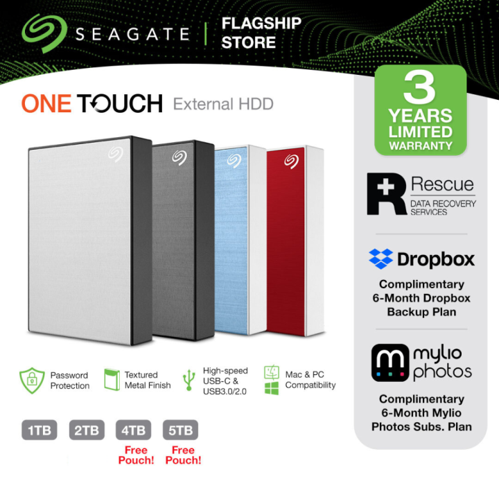 One Touch Portable External Hard Disk Drive [HDD] with Password ...