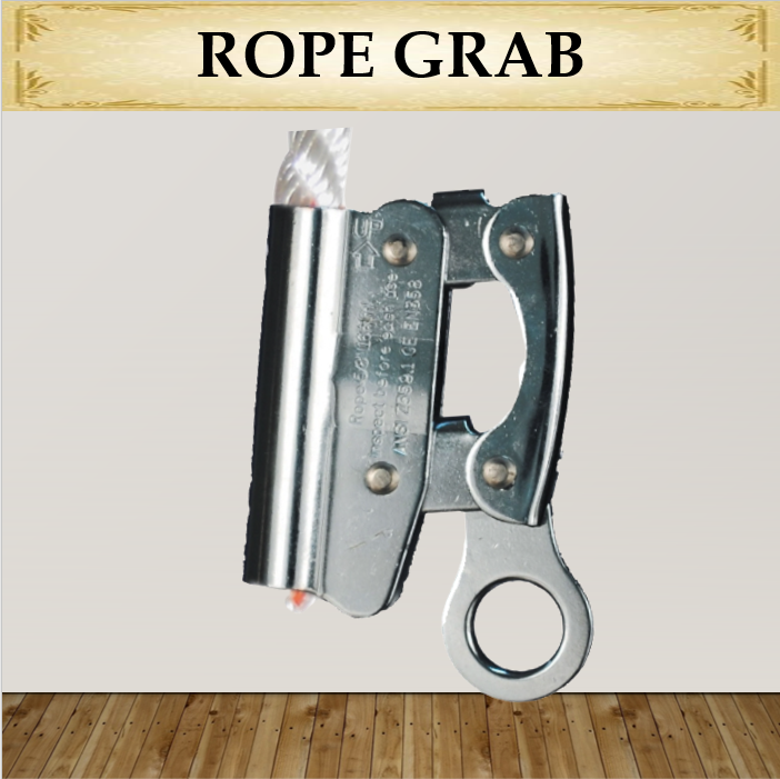 ROPE Lifting Self Locking Fall Arrest Rope Grab, Rope Grab With Safety ...