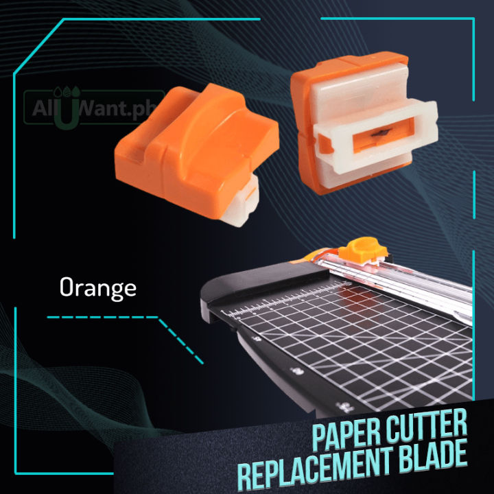 PAPER TRIMMER REPLACEMENT BLADE (ORANGE) | Lazada PH