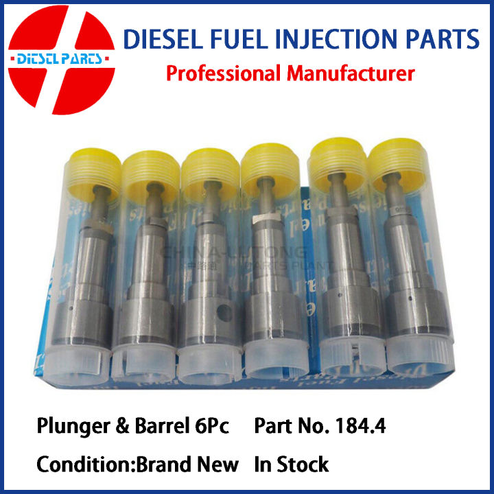6Pcs Pluner 184-4 184.4 184/4 Plunger and Barrel Assembly 131101-0420 ...