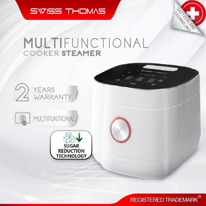 SwissThomas Electric Rice Cooker Multifunction Low Sugar Technology ...