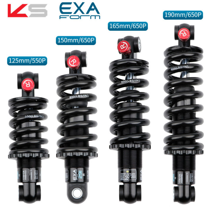 Kseca hydraulic spring shock absorber soft-tailed off-road mountain ...