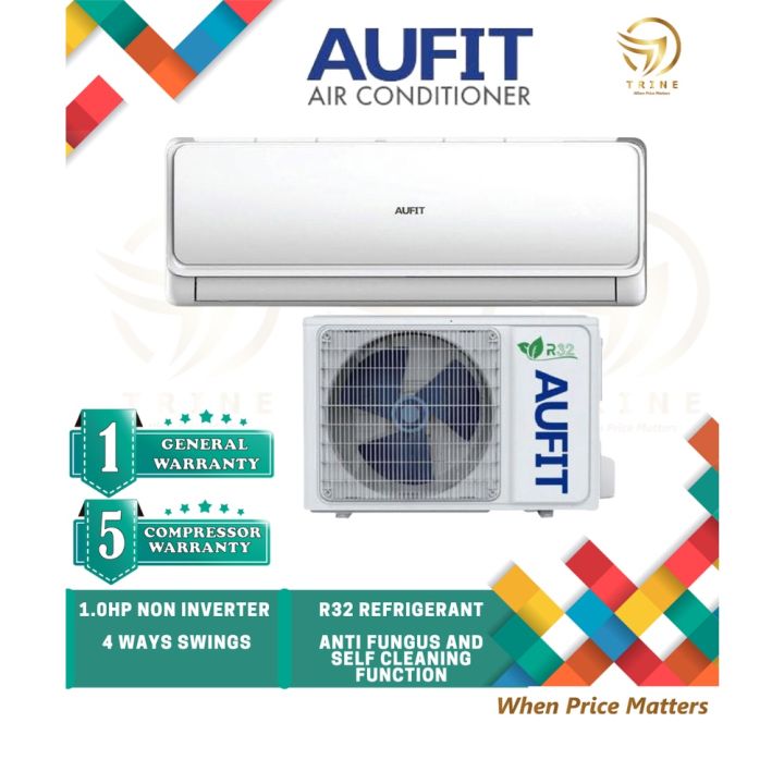 Aufit Aircond Standard Non-Inverter R32 GAS 1.0HP (FL Series) | Lazada