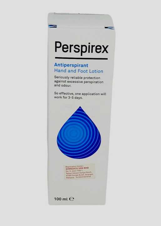 Perspirex Antiperspirant Hand and Foot Lotion 100ml | Lazada
