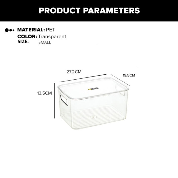 Locaupin Stackable Multifunctional Anti Slip Transparent Home Organizer ...