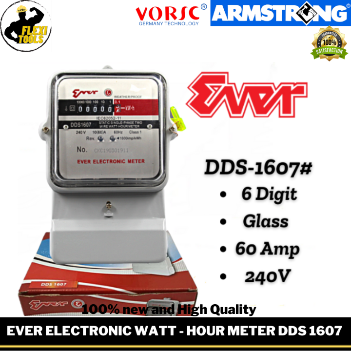 ELECTRONIC WATT - HOUR METER DDS 1607 | Lazada PH